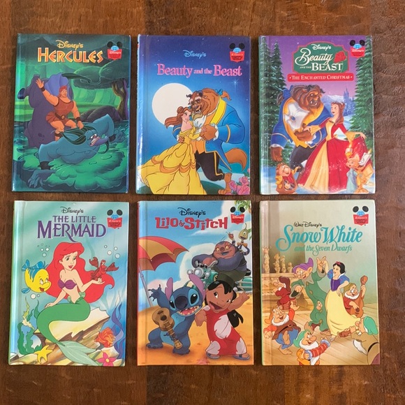 Disney | Other | Disneys Wonderful World Of Reading 6pc Hardcover ...